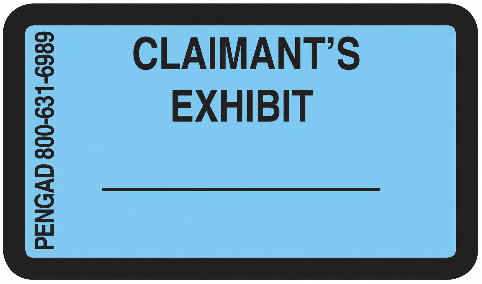 Pengad Exhibits & Accessories: Exhibit Labels