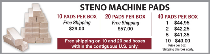 Pengad Court Reporter Supplies & Legal Supplies | Court Reporting ...